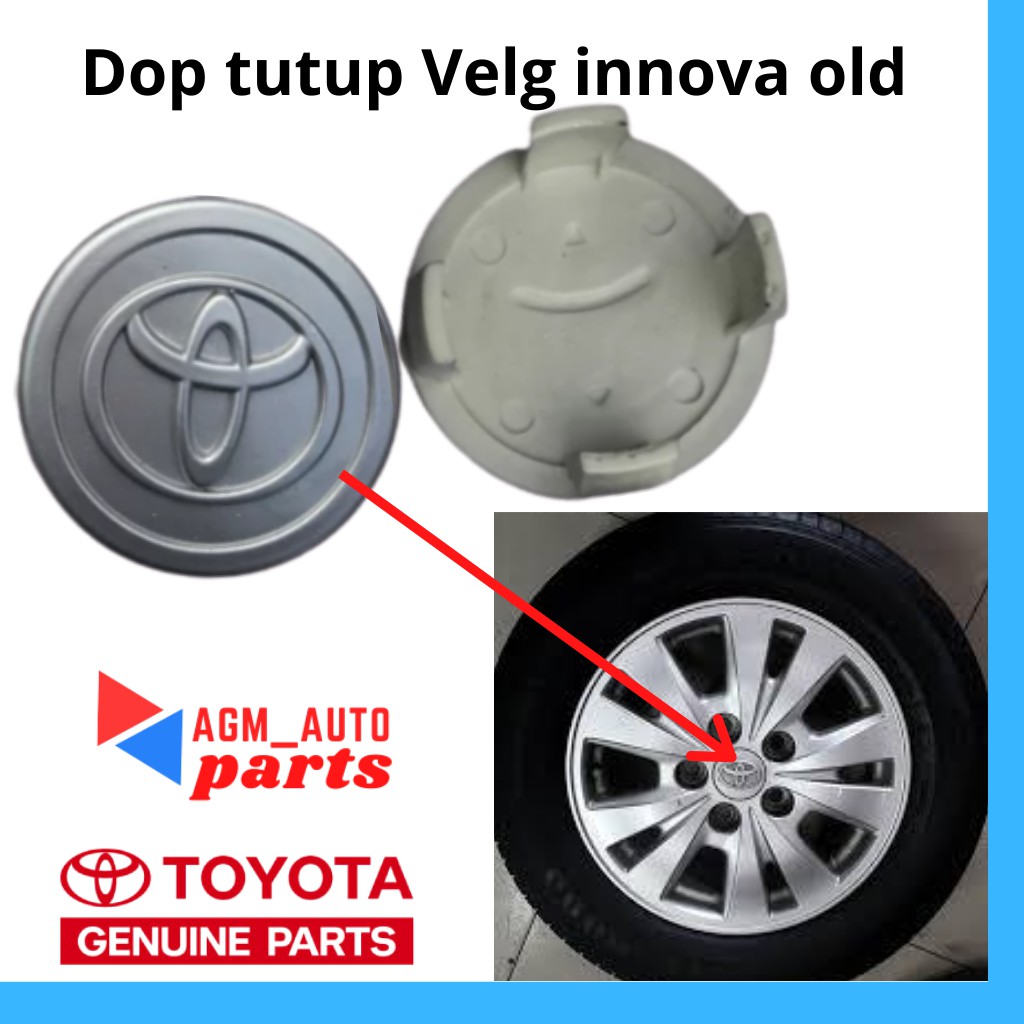 Jual Dop Tutup velg Toyota Innova old (SATUAN) | Shopee Indonesia