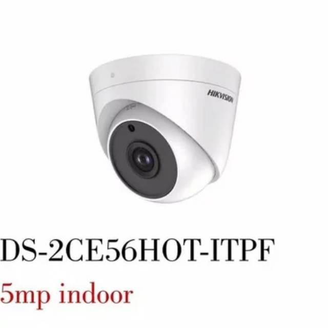 Jual Camera Cctv Hikvision indoor 5mp Ds 2ce56hot itpf Bergaransi Resmi Hikvision 5 MP | Shopee ...