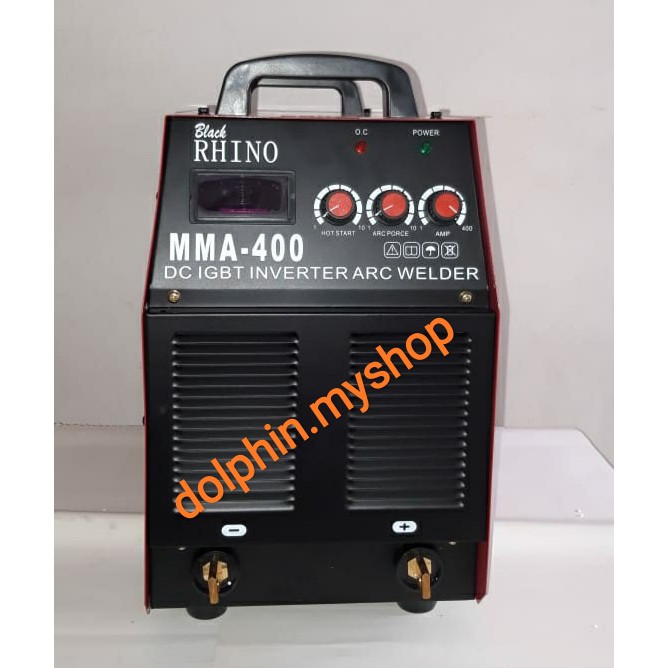 Jual RHINO MMA 400 - MESIN LAS INVERTER 400A TRAFO LAS IGBT 3 PHASE | Shopee Indonesia