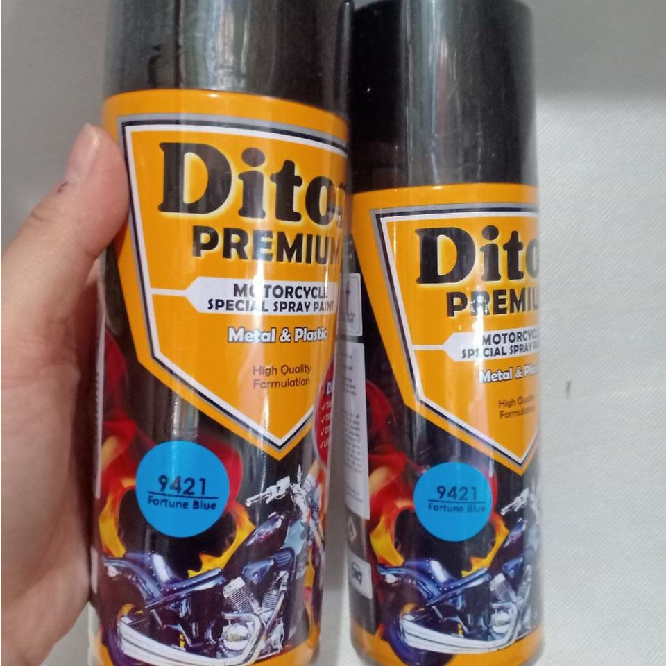 Jual DITON Premium Pilok Pilox Cat Semprot - 9421 Fortune Blue / Biru ...