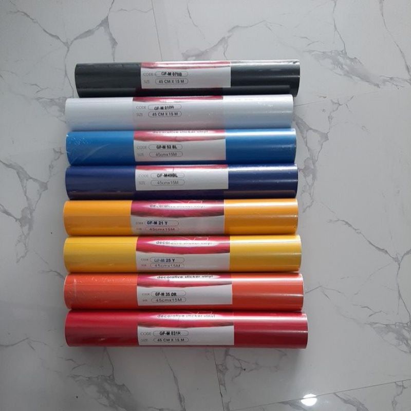 Jual Stiker skotlite warna doff 1 roll | Shopee Indonesia