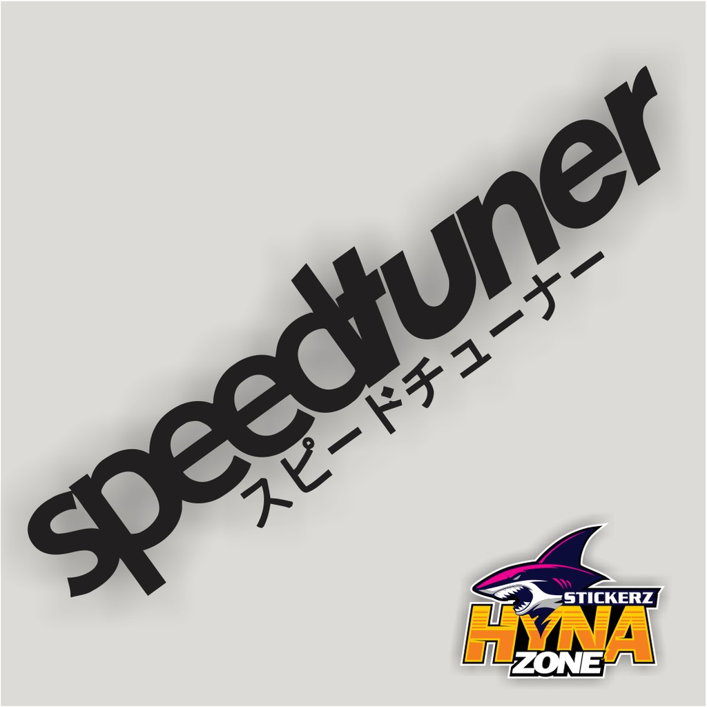 Jual Stiker Speedtuner Speed Tuner Japan Stiker Cutting Mobil Motor -DP ...