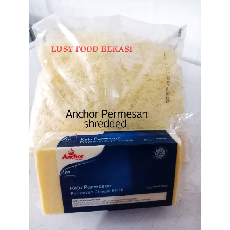 Jual Keju Parmesan Parut Anchor/parmesan shredded Halal | Shopee Indonesia