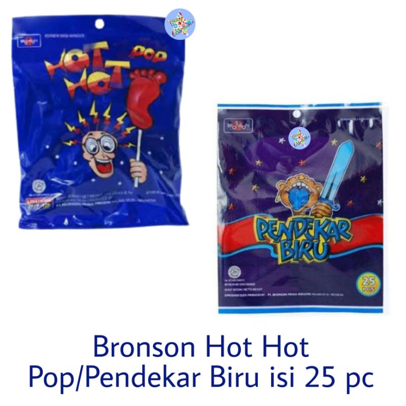 Jual Bronson Hot Hot Pop/Pendekar Biru Sak isi 25btr | Shopee Indonesia
