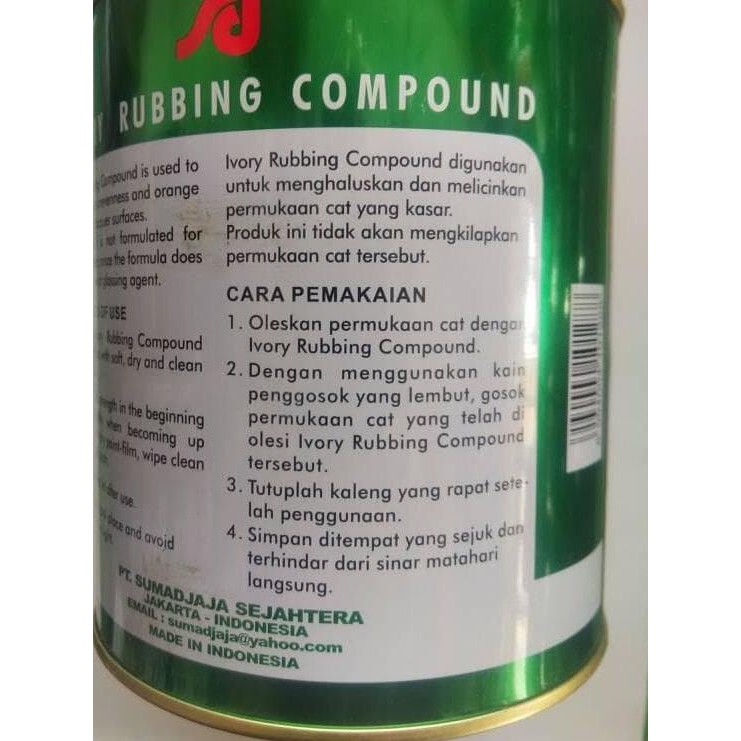 Jual Terkini RUBBING UND IVORY / KOMPON PUTIH IVORY 1KG S8L | Shopee Indonesia