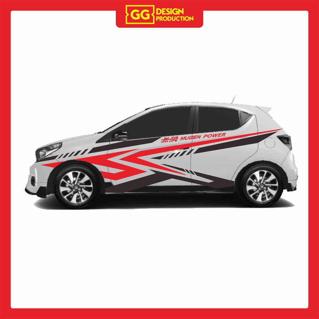 Jual Stiker Sticker Mobil cutting agya ayla brio swift slpash march ...