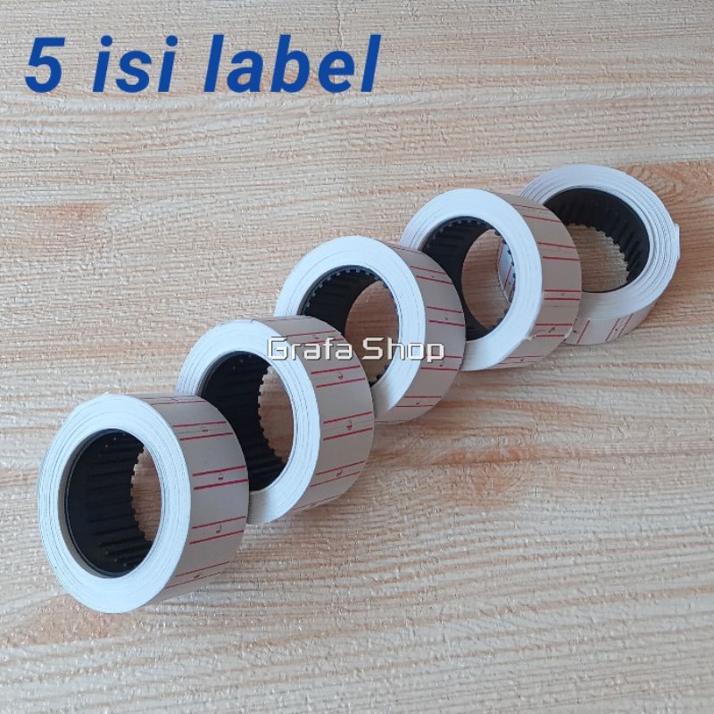 Jual mesin label harga barang [mx5500] / alat cetak label 1 baris ...