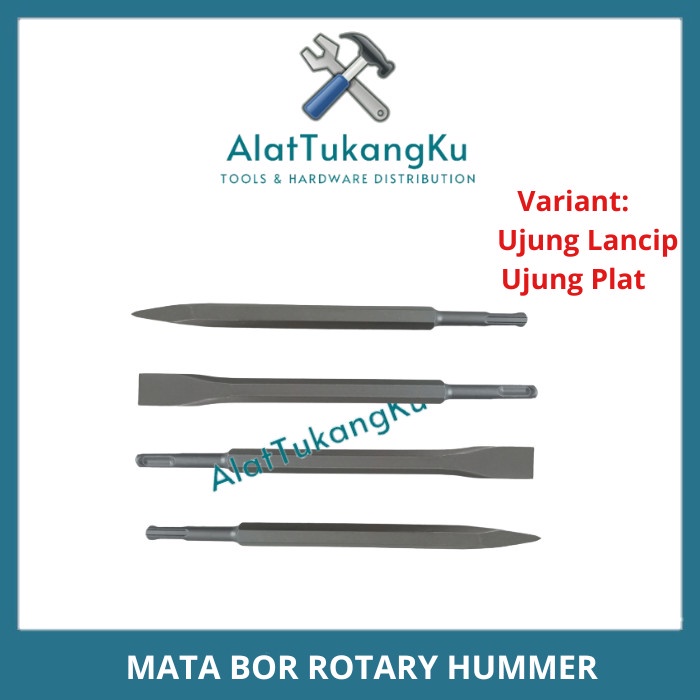 Jual Mata Bor Pahat Beton KENTARO/Mata Bor Rotary Hummer Plat Lancip ...