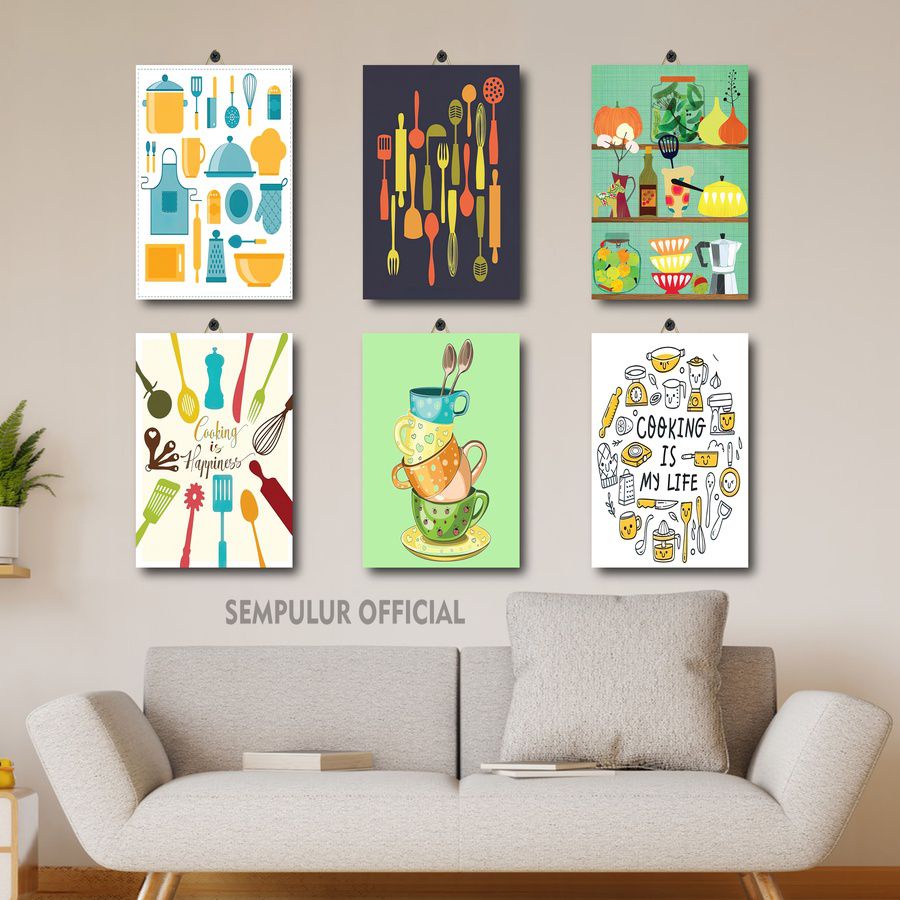 Jual 41-51 HIASAN KAMAR GAMBAR POSTER DAPUR 20X30 WVKTG/NHUKM/ HIASAN ...