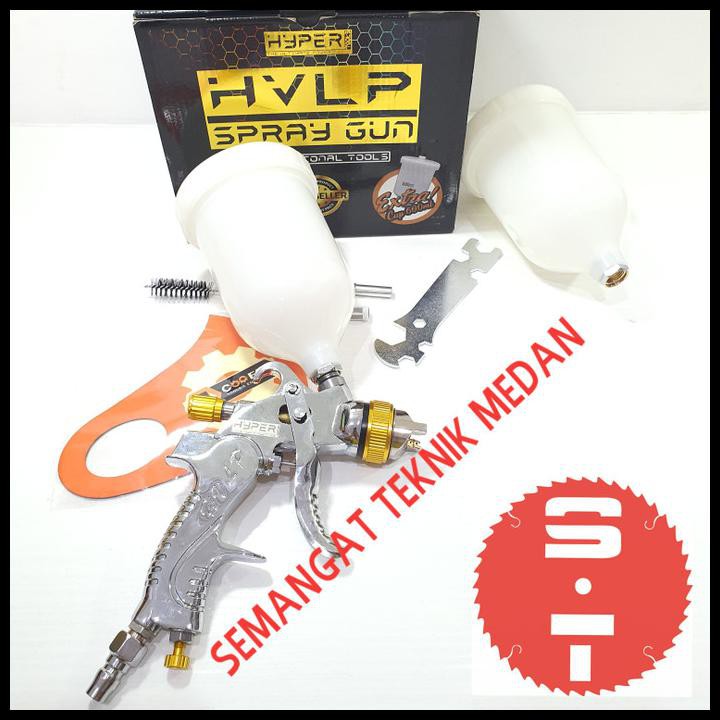 Jual Spray Gun Hvlp Semprotan Angin Cat Tabung Atas 600Cc Hvlp Hyper ...