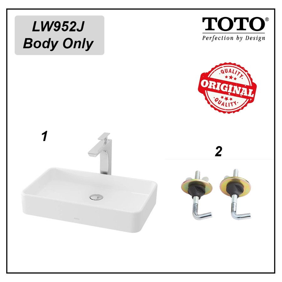 Jual Toto LW952J Wastafel - BODY ONLY | Shopee Indonesia