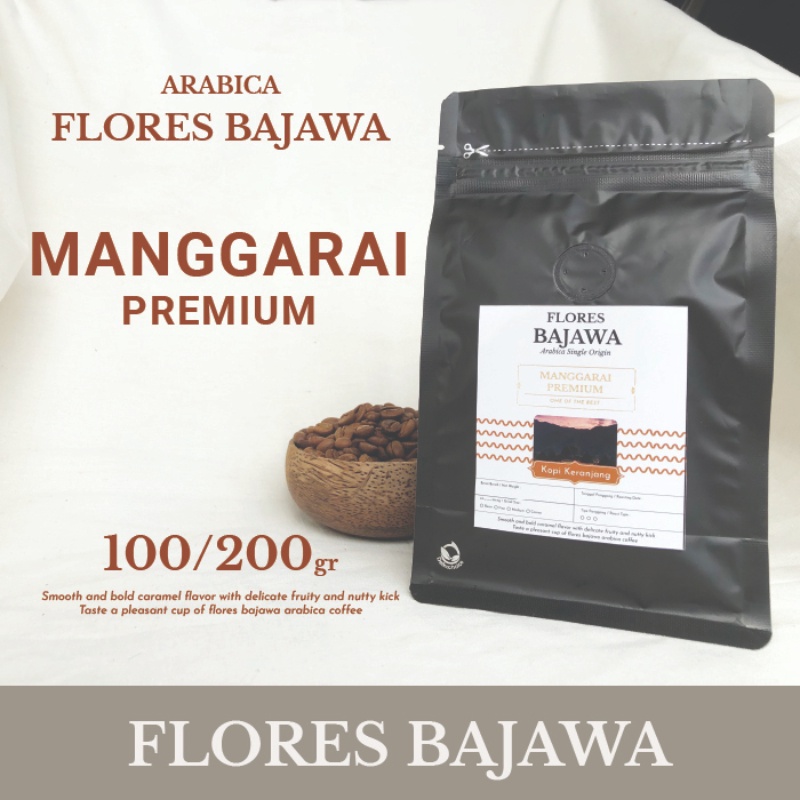 Jual Arabica Flores Bajawa Manggarai Premium Kopi Bean, Bubuk 100-200gr ...