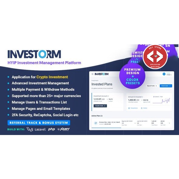 Jual Investorm - Platform Manajemen Investasi HYIP Tingkat Lanjut | Shopee Indonesia