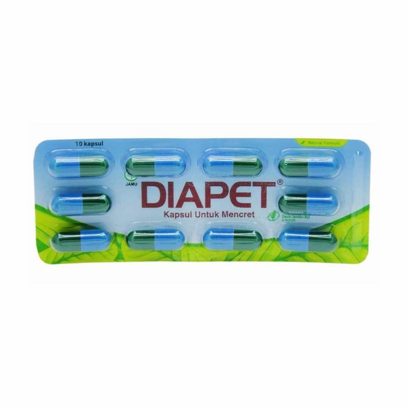 Jual Diapet 10 Kapsul - Pereda Mencret Diare | Shopee Indonesia