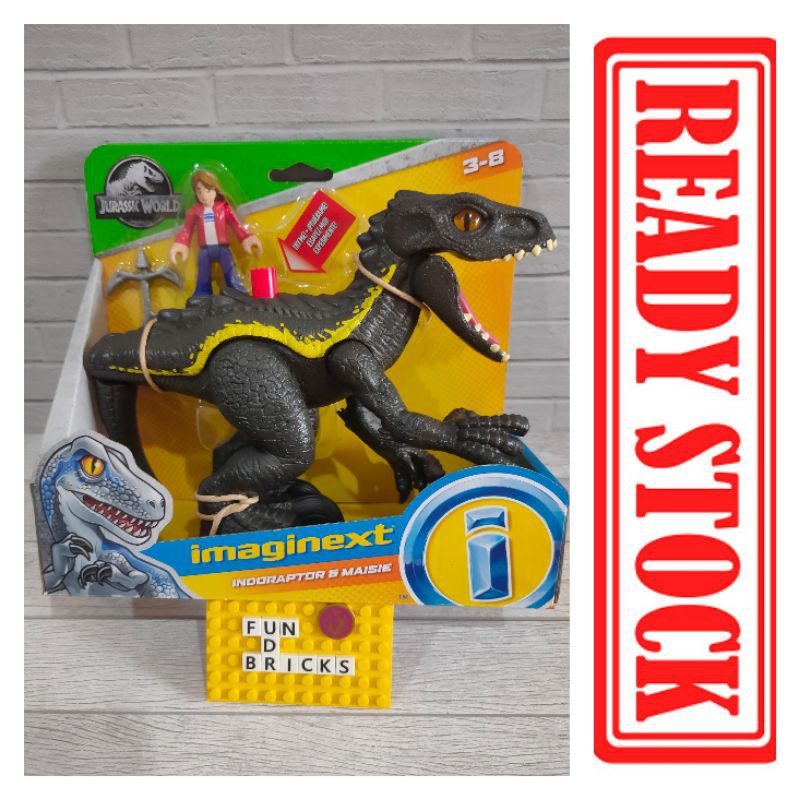 Jual Mattel Jurassic World Indoraptor & Maisie Imaginext | Shopee Indonesia