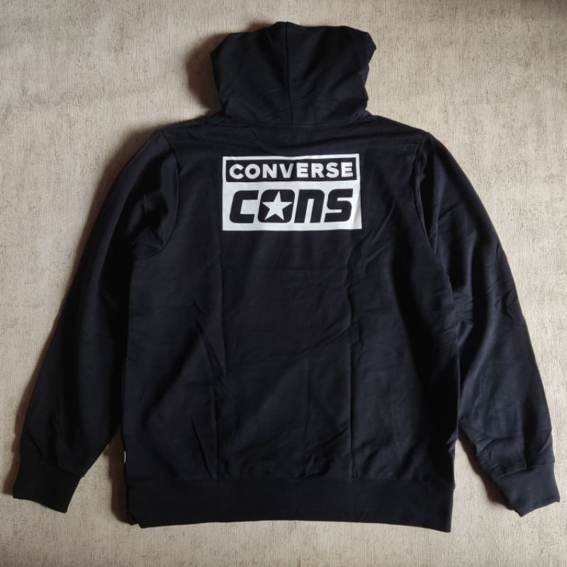 Jual Pullover Hoodie Converse STAR CONS Men's - Black | Shopee Indonesia