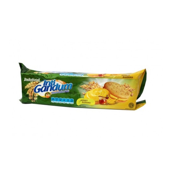 Jual Indofood Inti Gandum Biskuit Honey Banana 40 gr | Shopee Indonesia