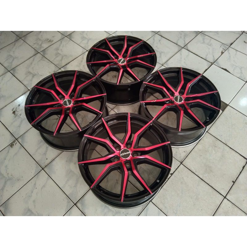 Jual velg bekas Racing vital HSR Ring 18 pcd 5x114 lebar 8 ET 42 Inova Rush Terios CRV HRV ...