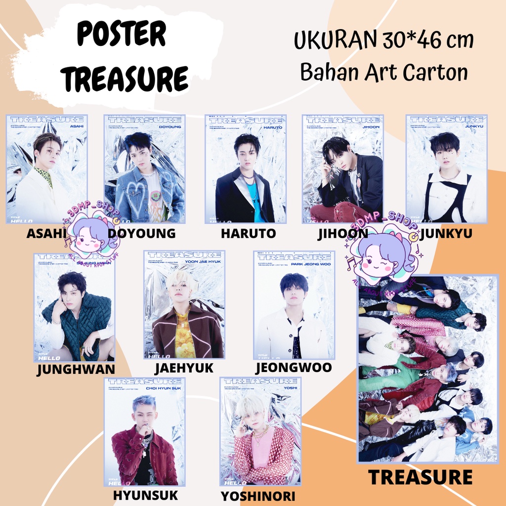 Jual POSTER A3 TREASURE HELLO | Shopee Indonesia