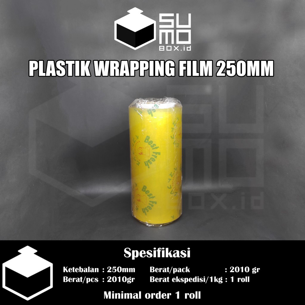 Jual Plastik wrapping best fresh 25cm x 500m pembungkus wrap makanan ...