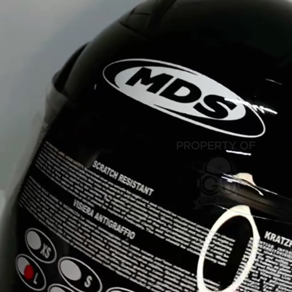 Jual HELM MDS PRO RIDER SOLID BLACK DOFF MDS MODULAR MDS PRORIDER ...