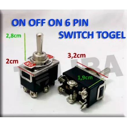 Jual Saklar Switch 6 PIN 6P | Shopee Indonesia