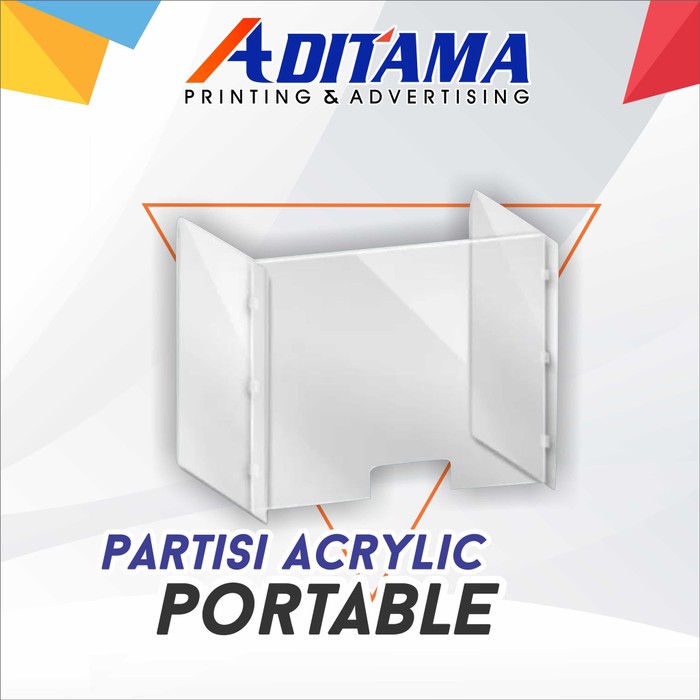 Jual PARTISI SEKAT MEJA PEMBATAS MEJA PORTABLE | Shopee Indonesia