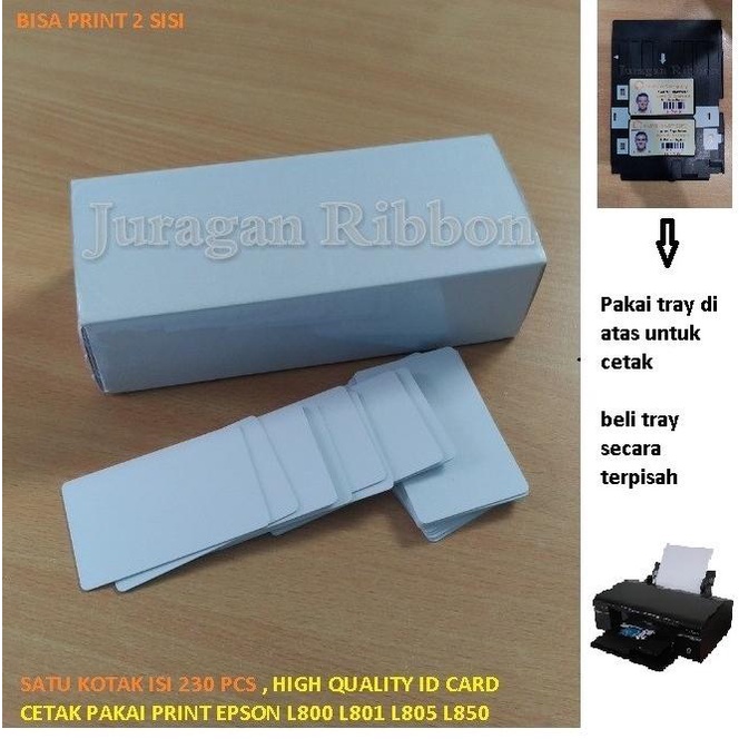 Jual JUAL inkjet ID Card harga per box ( satu kotak isi 230 pcs ) grade ...