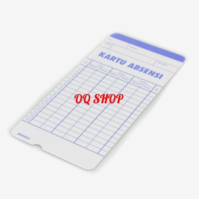 Jual *#*#*#*#] KRISBOW KARTU ABSENSI KRISBOW KARTU ABSEN 100 PCS ...