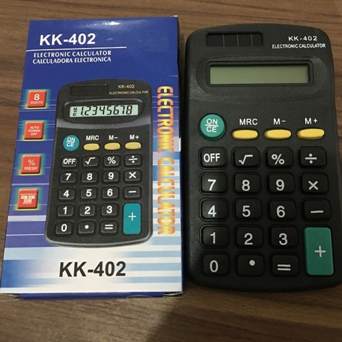 Jual Kalkulator Kecil 8 Digit Persen Pocket Calculator KK402 Murah ...