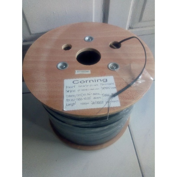 Jual Kabel Fiber Optic Drop Core 1 Core 3 Seling 1000M/Kabel 1 core 3 ...