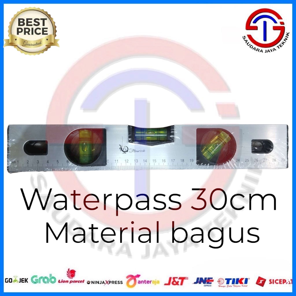 Jual Flourish Waterpass MAGNET Alumunium 30cm (12") / 60cm (18 ...
