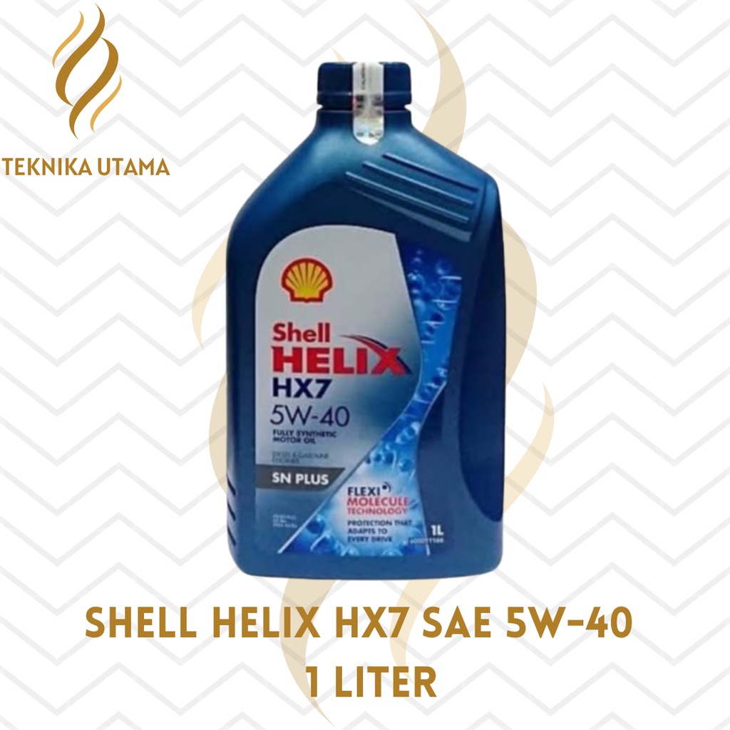 Jual OLI MESIN SHELL HELIX HX7 SAE 5W-40 1 LITER | Shopee Indonesia