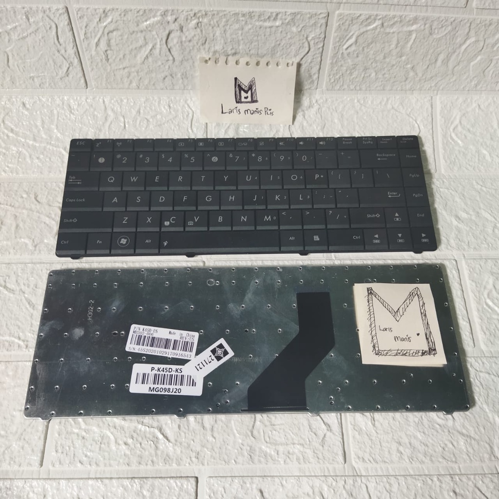 Jual ASUS ORIGINAL Keyboard Laptop Asus K45D K45DR K45DE K45VD K450 ...