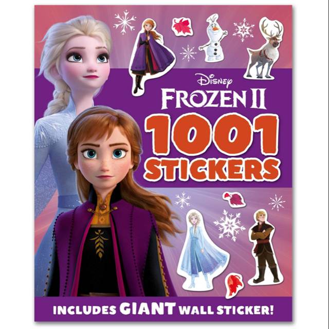 Jual Disney Frozen II 1001 Stickers (Includes Giant Wall Sticker ...