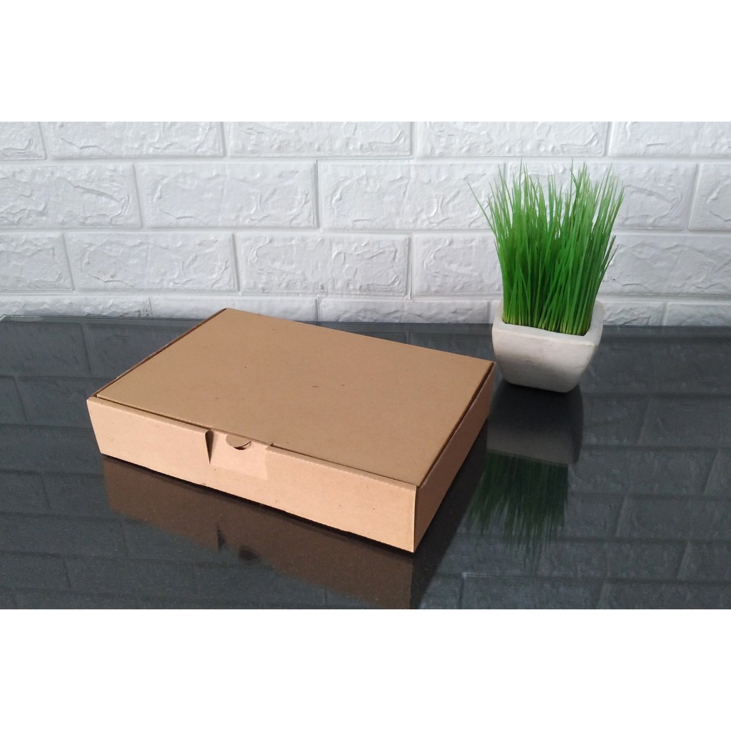 Jual Kardus Karton / Box Donat Polos Corrugated (Uk. 27,5 x 18,5 x 5 cm ...