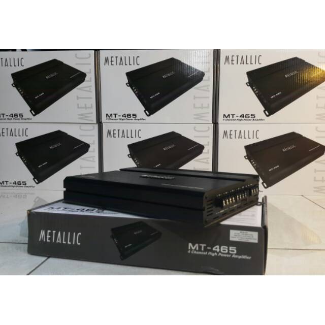 Jual Power Mobil 4 Chanel metallic MT 465 | Shopee Indonesia
