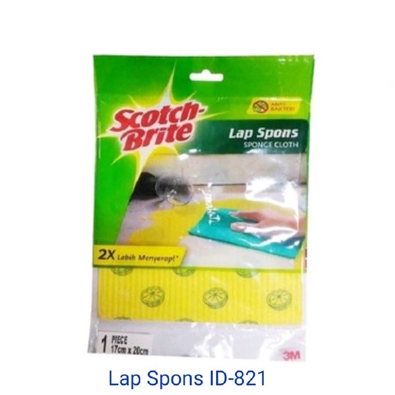 Jual Lap Spons Scotch Brite ( ID-821 ) | Shopee Indonesia