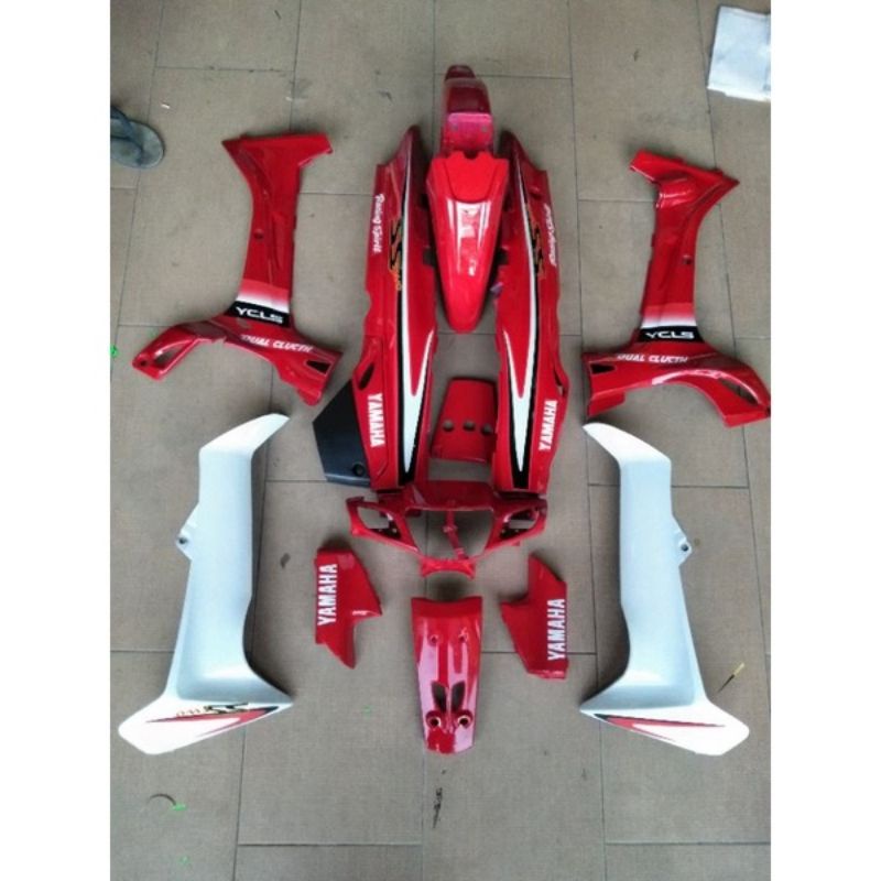 Jual COVER BODY FULL SET HALUS YAMAHA FIZR F1ZR FIZ R F1Z R SSTWO MERAH ...