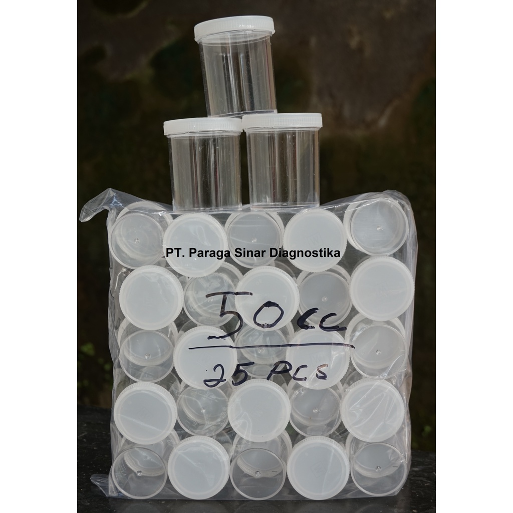 Jual Pot Urine 50 cc Kemasan Per 25 pcs | Shopee Indonesia