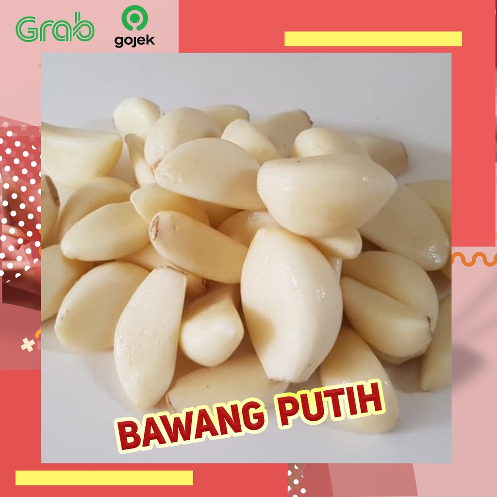 Jual Bawang Putih Kupas 500 gr/ bawng putih/bahan masak | Shopee Indonesia