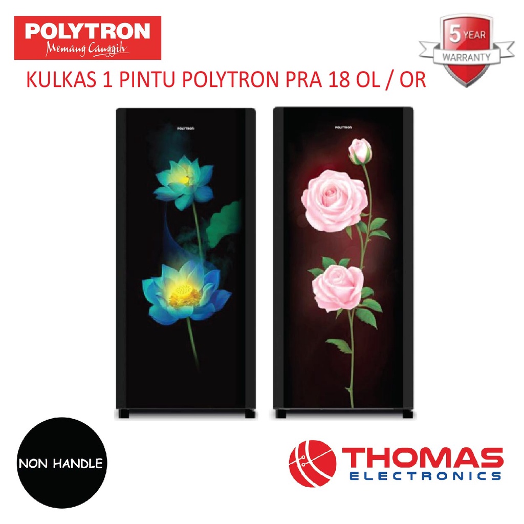 Jual Kulkas 1 Pintu POLYTRON PRA 18 OL OR GARANSI RESMI | Shopee Indonesia