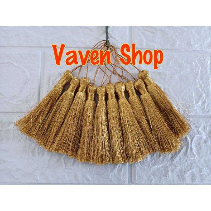 Jual Tasel / Rumbai Emas Metalik Besar 1 pcs | Shopee Indonesia