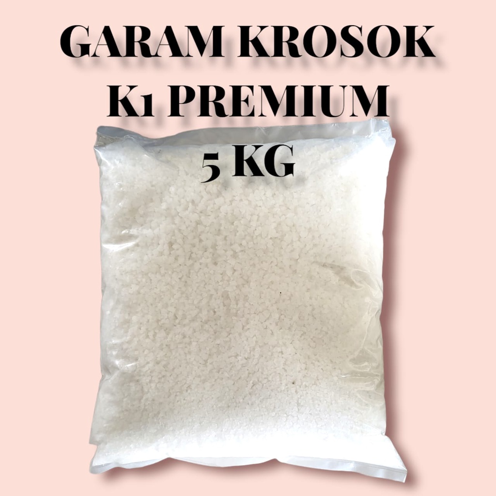 Jual 5 KG garam krosok madura kualitas premium/ garam ikan / garam ...