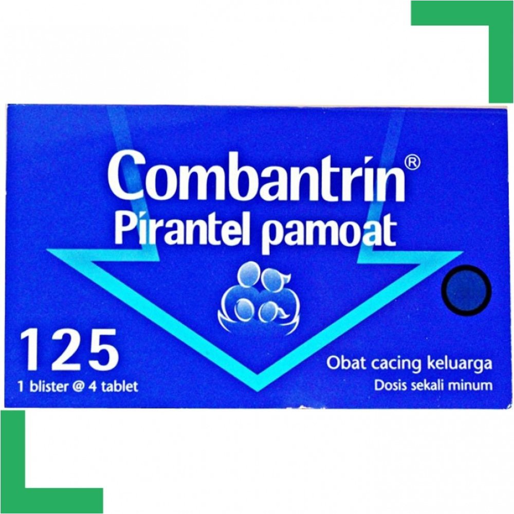 Jual Combantrin 125mg 4 Tablet / Obat Cacing | Shopee Indonesia