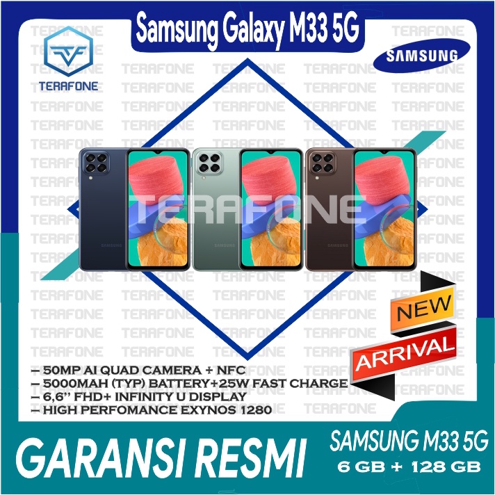 Jual SAMSUNG GALAXY M33 5G GARANSI RESMI TERMURAH | Shopee Indonesia