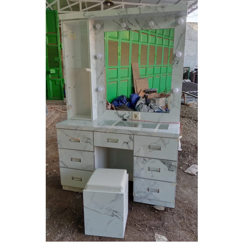 Jual *GRATIS ONGKIR* Meja Rias Modern Meja Rias Putih Meja Rias Kaca ...