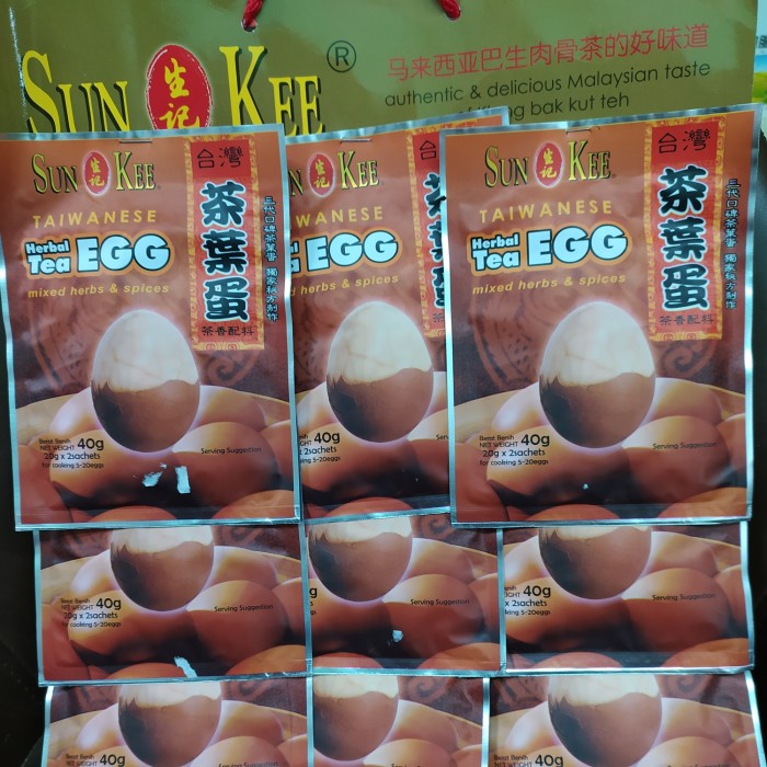 Jual SUN KEE TAIWANESE HERBAL TEA EGG TAIWAN CHA YE DAN BUMBU TEH TELUR ...