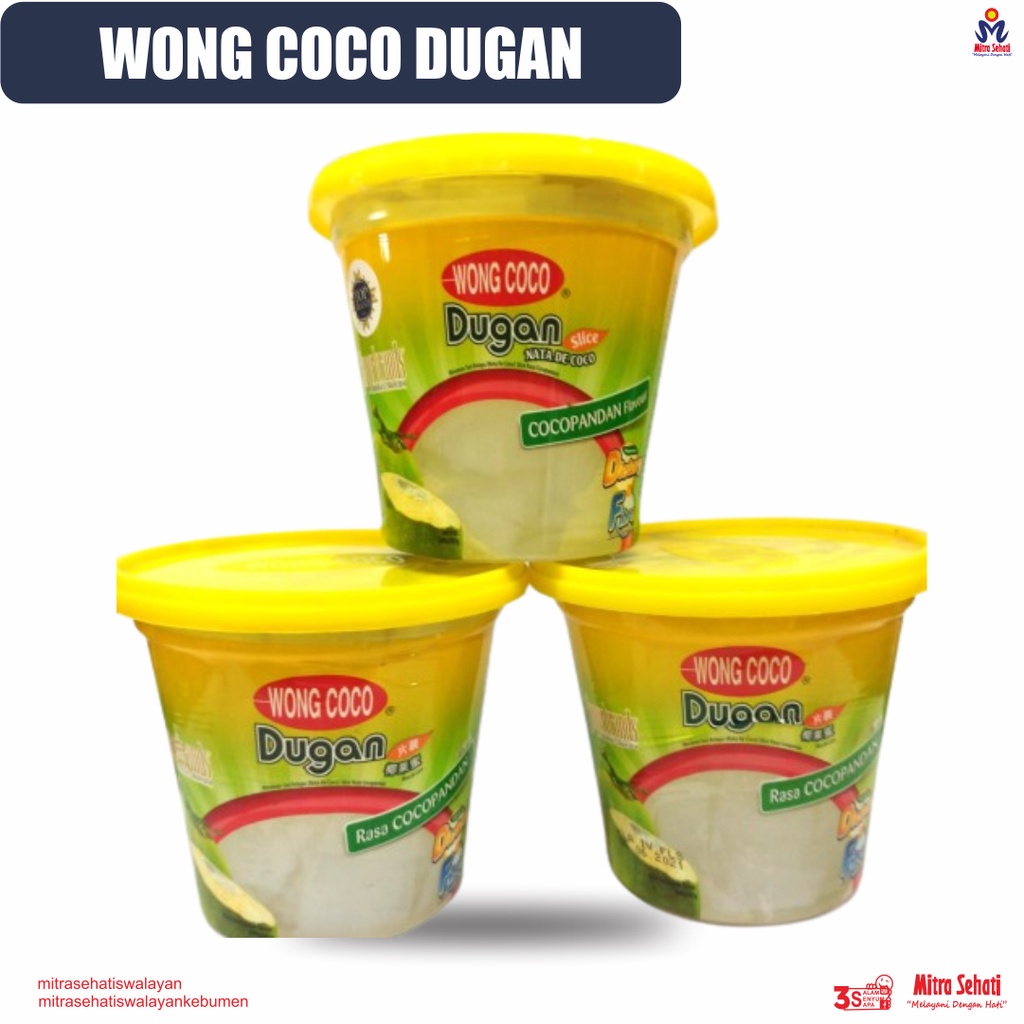 Jual WONG COCO NATA DE COCO 360gr / WONG COCO COCOPANDAN / WONG COCO ...