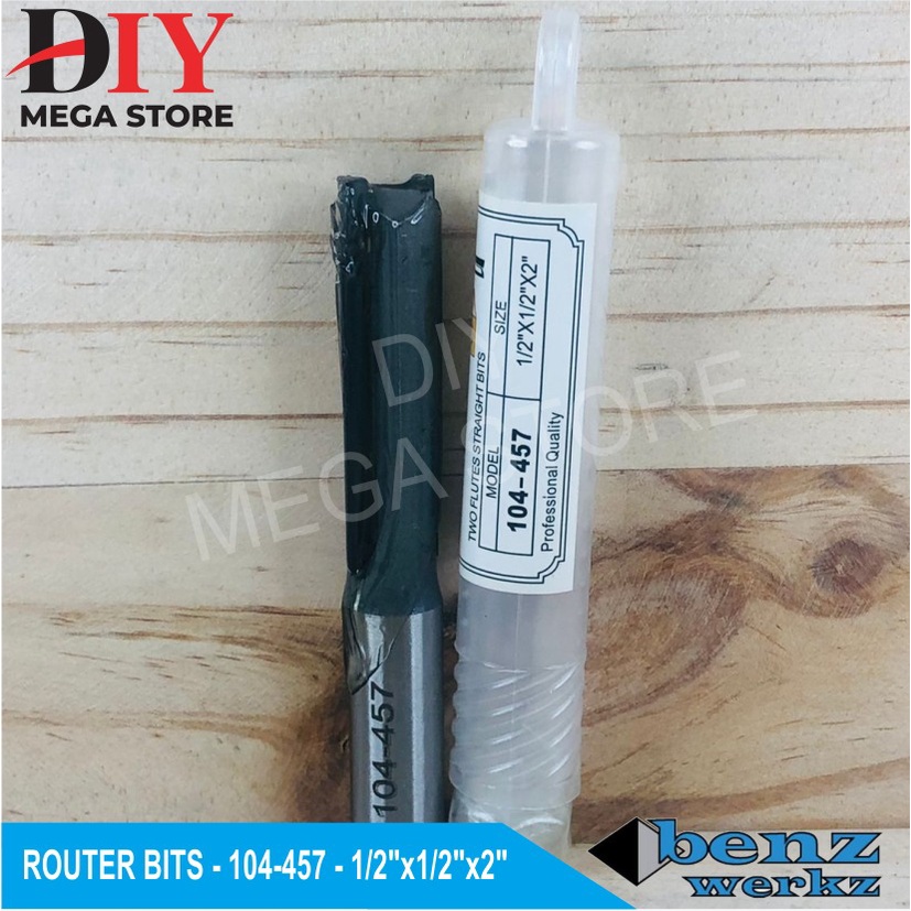 Jual Router straight bit / mata profil 12,7 mm x 1/2" benz werkz ( 104 ...